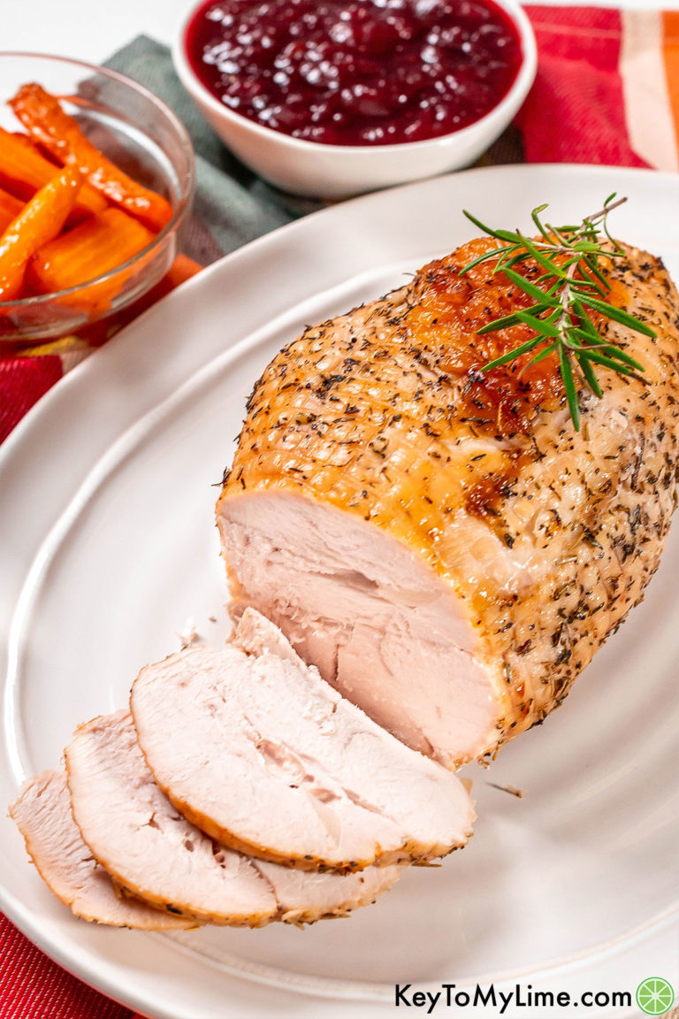 BEST Roasted Boneless Turkey Breast Recipe {VIDEO} - Key To My Lime