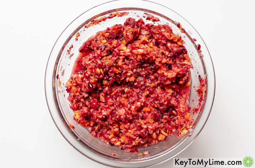 Grandma’s Cranberry Relish {Old Fashioned Cranberry Orange Relish VIDEO ...