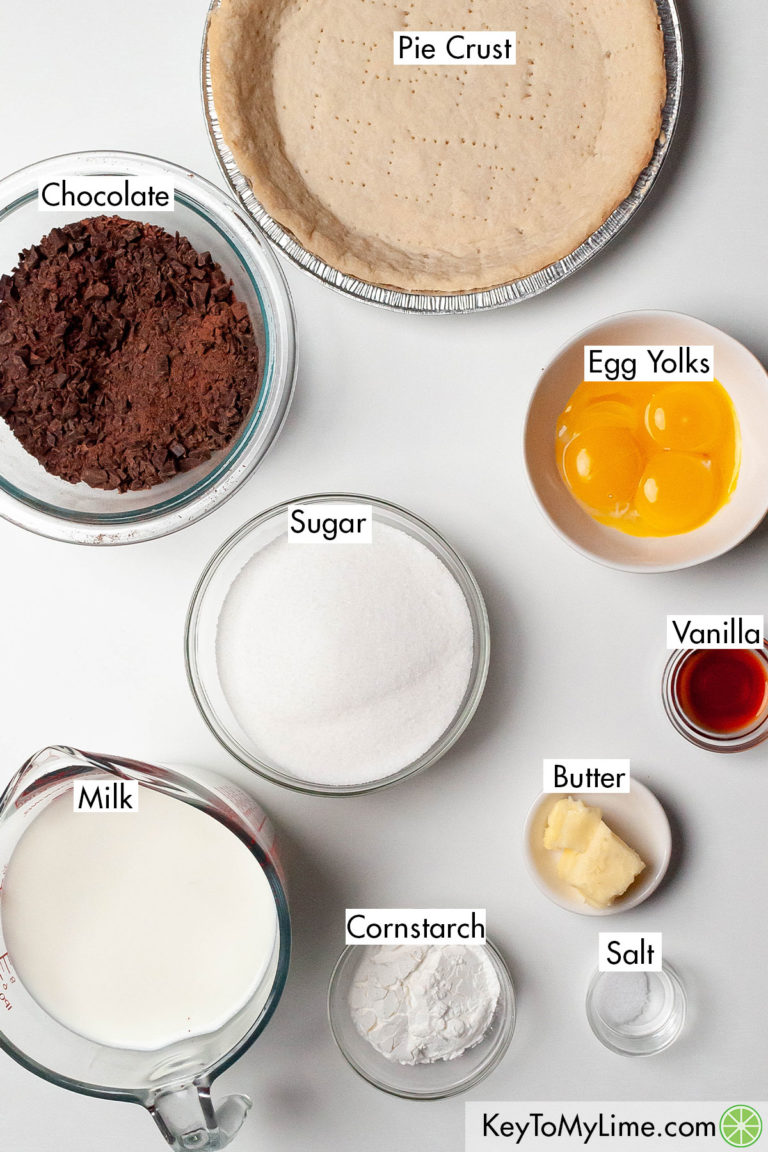 Easy Chocolate Pie {Pioneer Woman’s Old Fashioned Recipe} - Key To My Lime