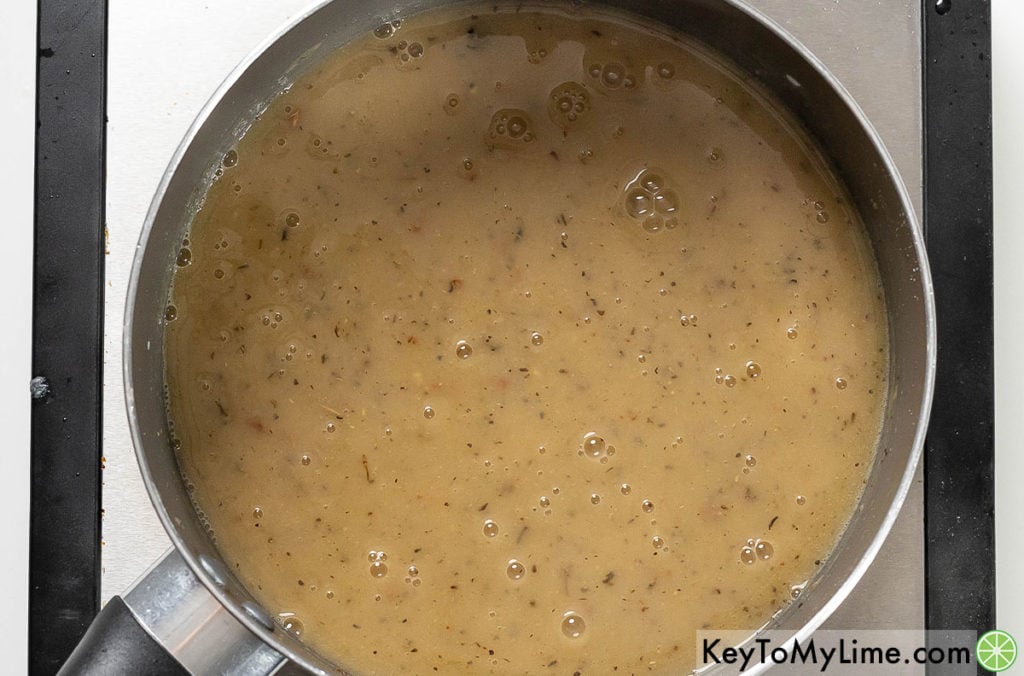 BEST Turkey Gravy Without Drippings Recipe {VIDEO} - Key To My Lime