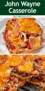 John Wayne Casserole {BEST Hamburger Hotdish VIDEO} - Key To My Lime