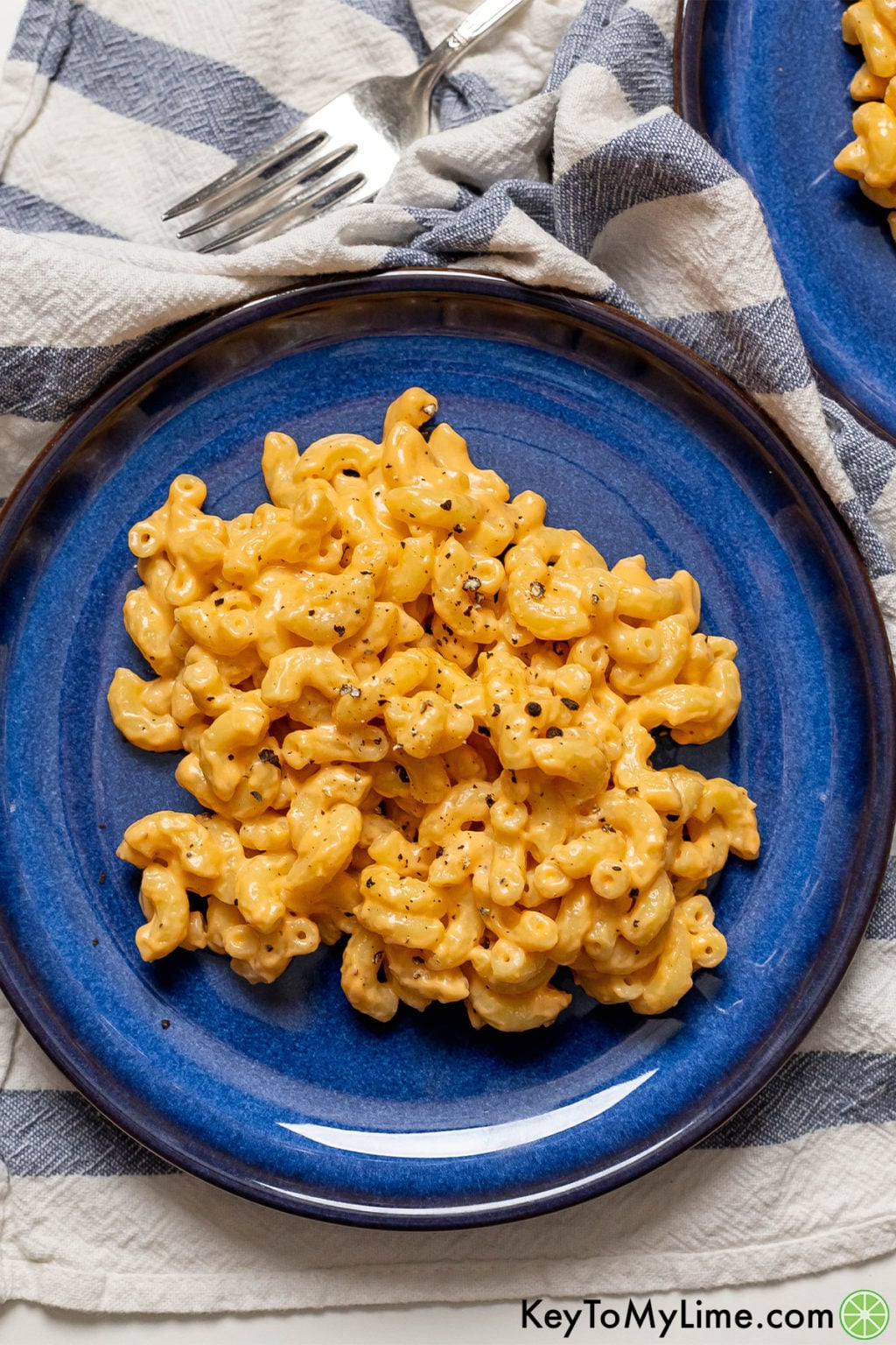 BEST Mac And Cheese Without Milk (Creamy, VIDEO) - Key To My Lime