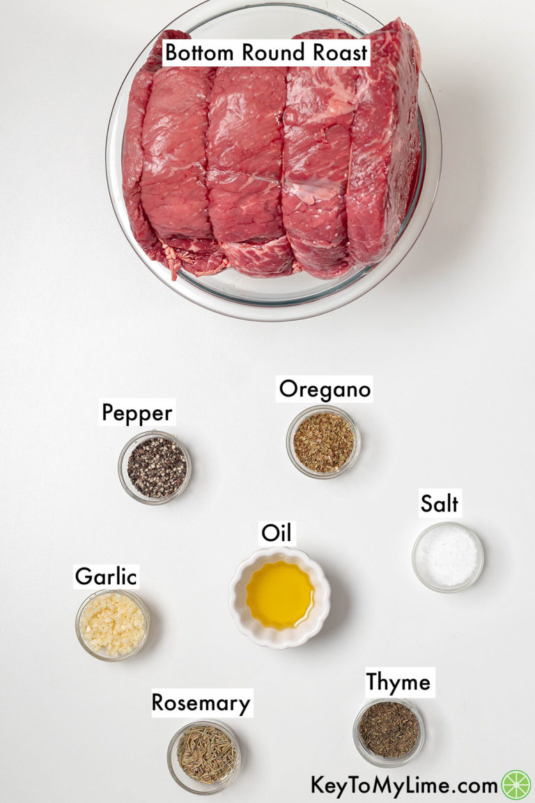 Perfect Bottom Round Roast Recipe {Rump Roast VIDEO} - Key To My Lime