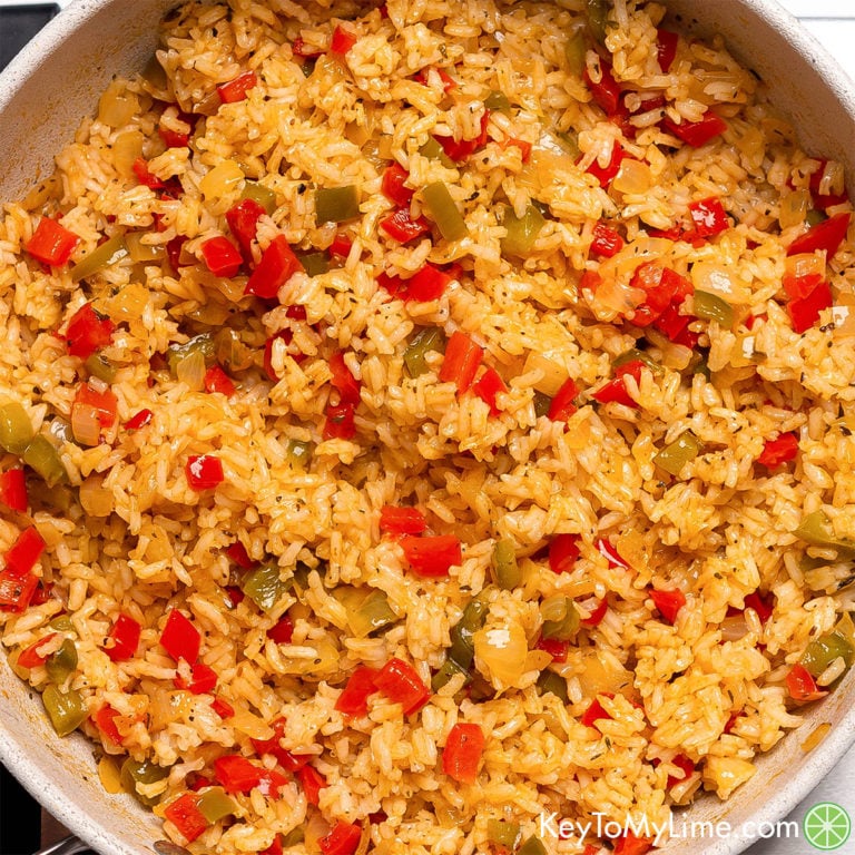 BEST Cajun Rice {Easy Recipe VIDEO} - Key To My Lime