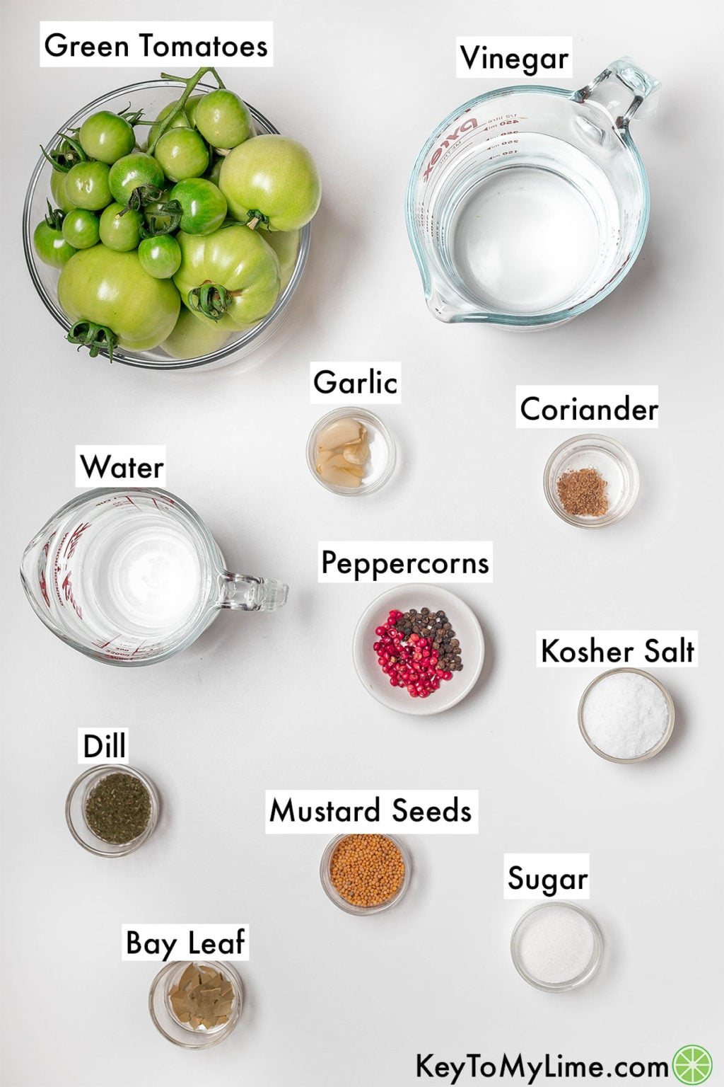 BEST Quick Pickled Green Tomatoes Recipe {VIDEO} - Key To My Lime