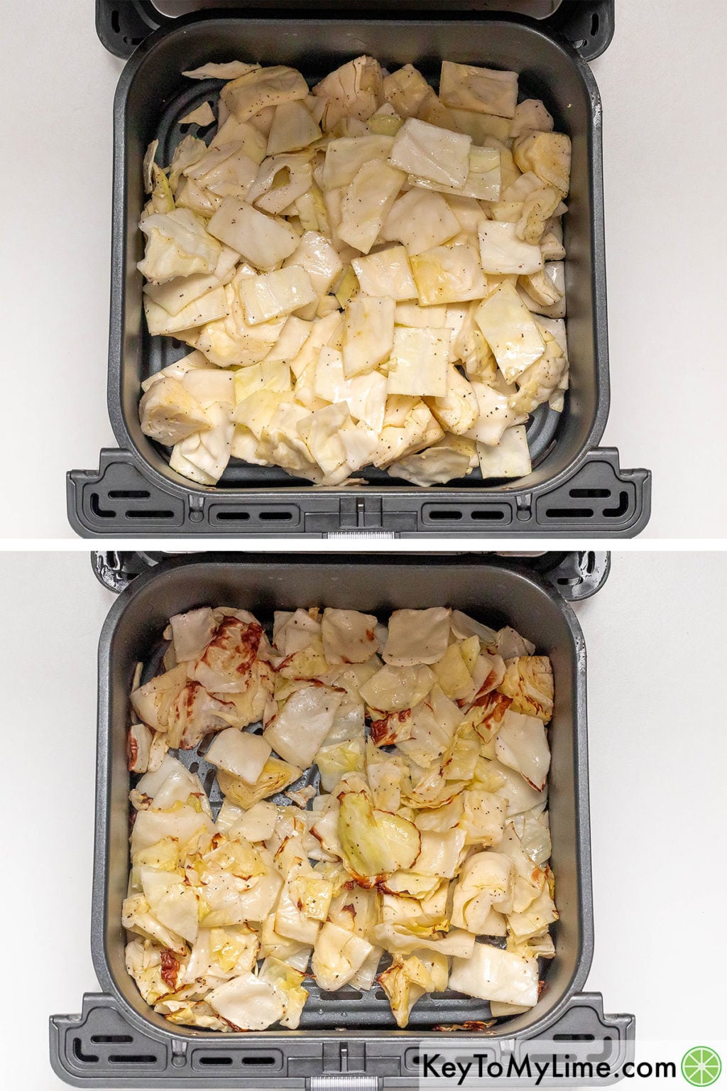 BEST Air Fryer Cabbage {with Crispy Edges and VIDEO} - Key To My Lime