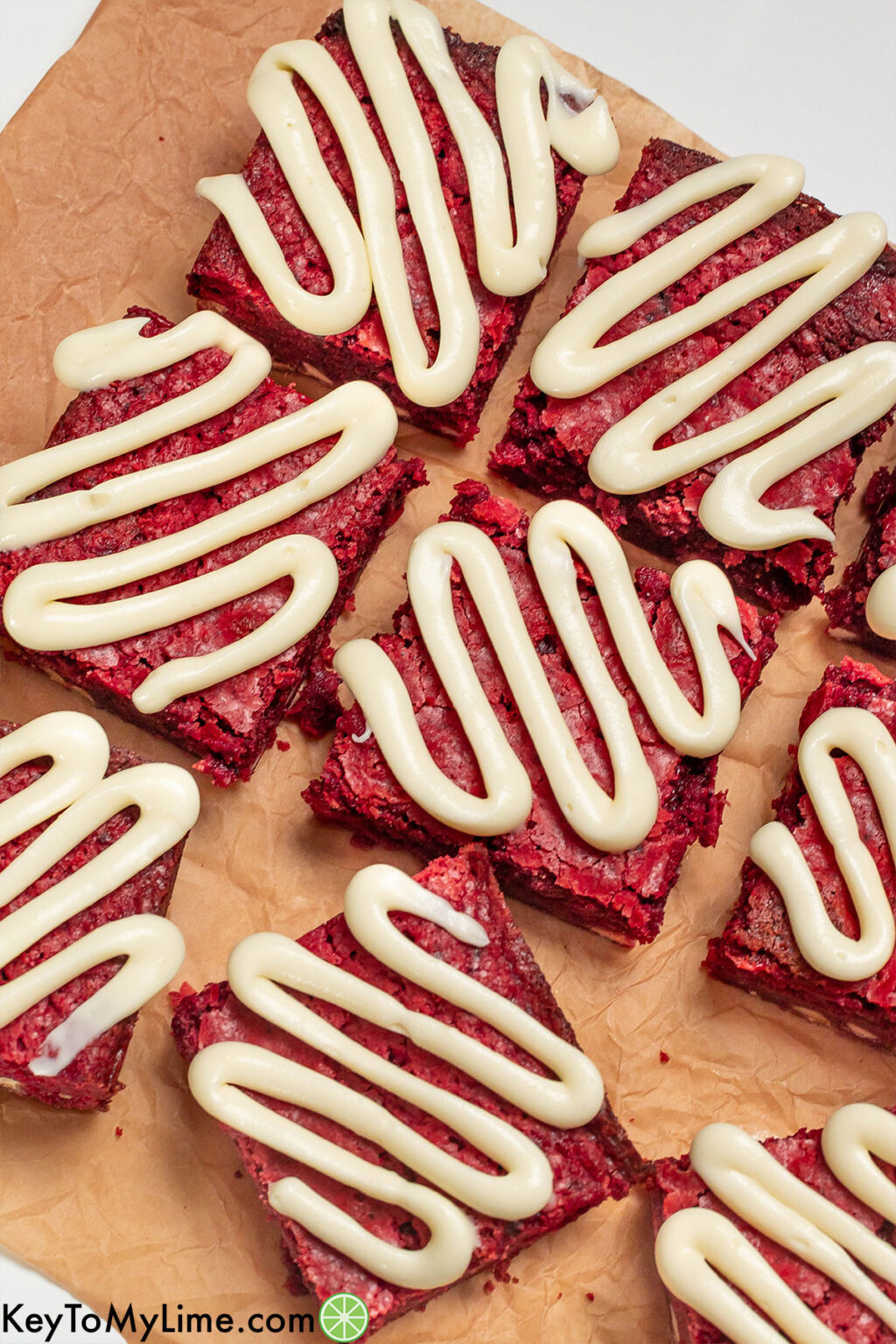 BEST Red Velvet Brownies {Fudgy, Chewy, Crinkly Recipe VIDEO} - Key To ...