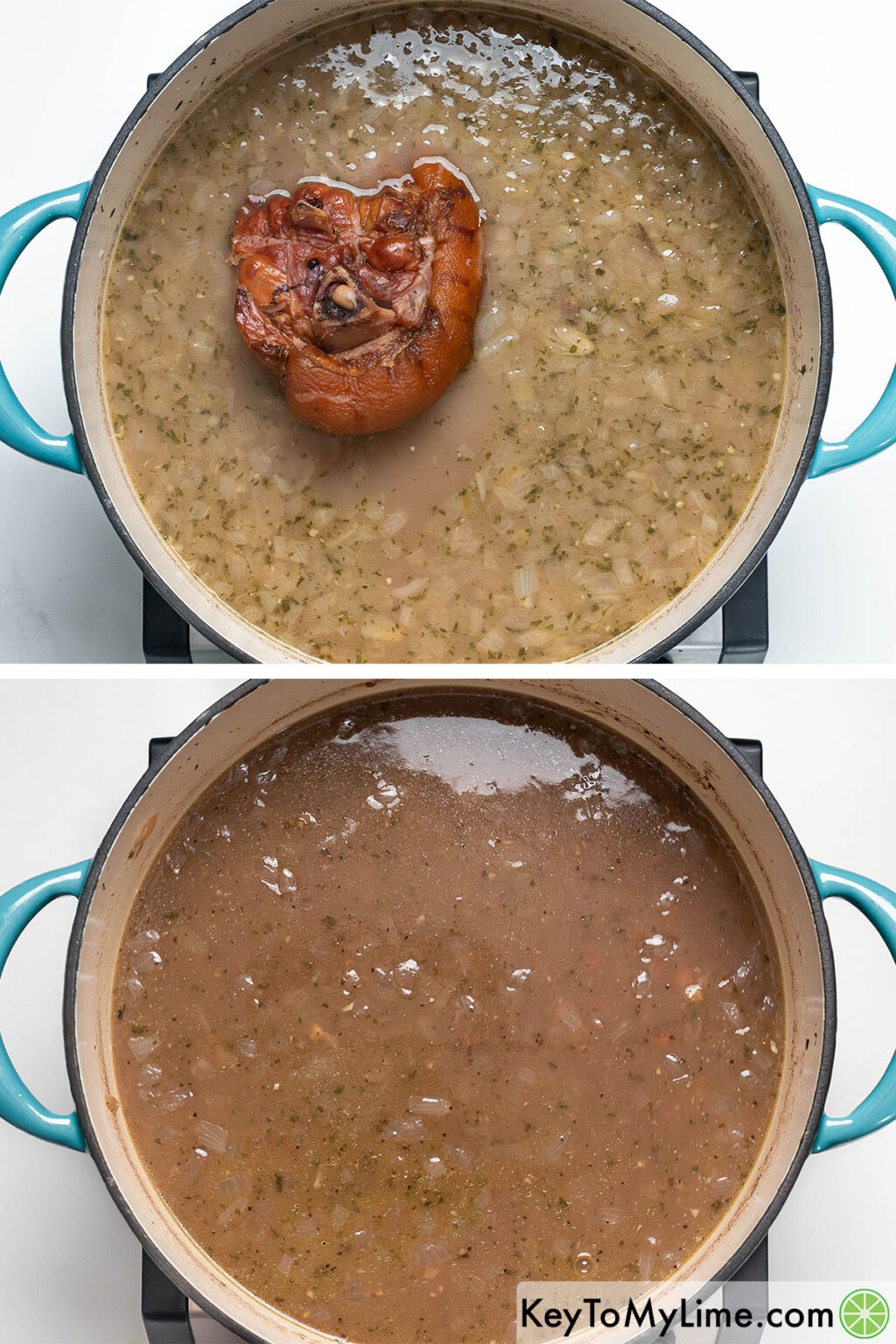 BEST Southern Pinto Beans {Ham Hock and Pinto Beans VIDEO} - Key To My Lime