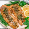 Pan-Seared Rockfish {with Lemon Butter Sauce VIDEO} - Key To My Lime
