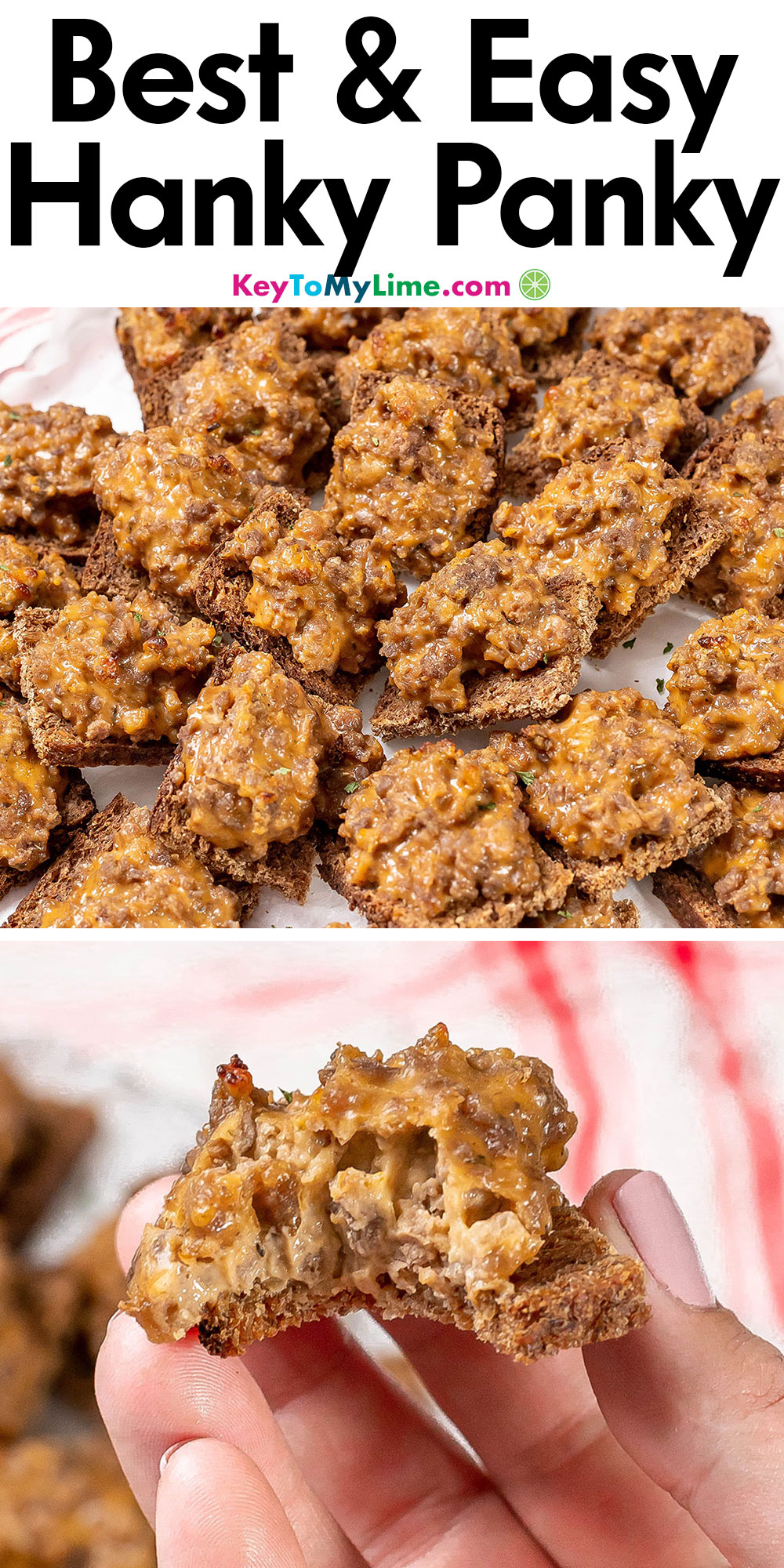 BEST Hanky Panky Recipe {Quick and Easy Appetizer VIDEO} - Key To My Lime