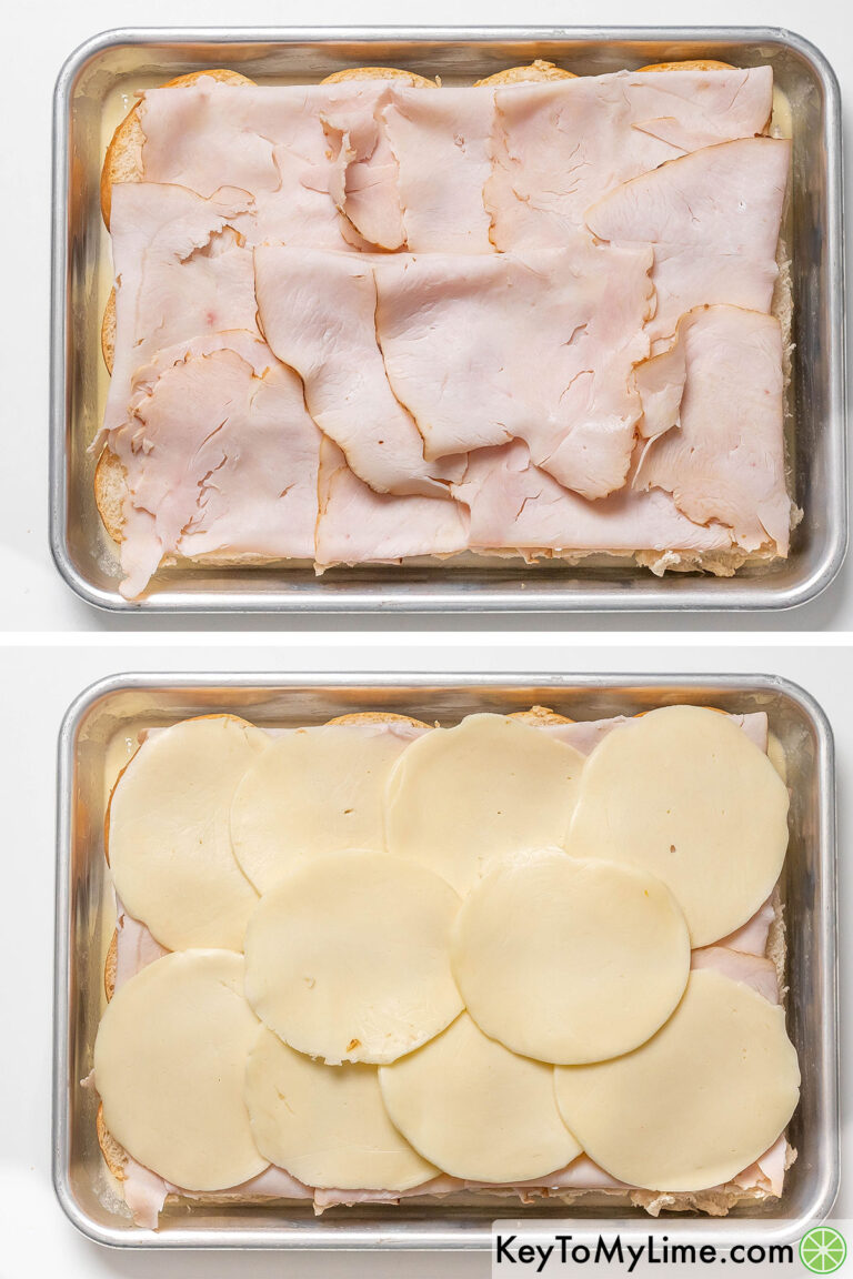 BEST Turkey Sliders Recipe {Oven Baked Turkey Sliders with Cheese VIDEO ...